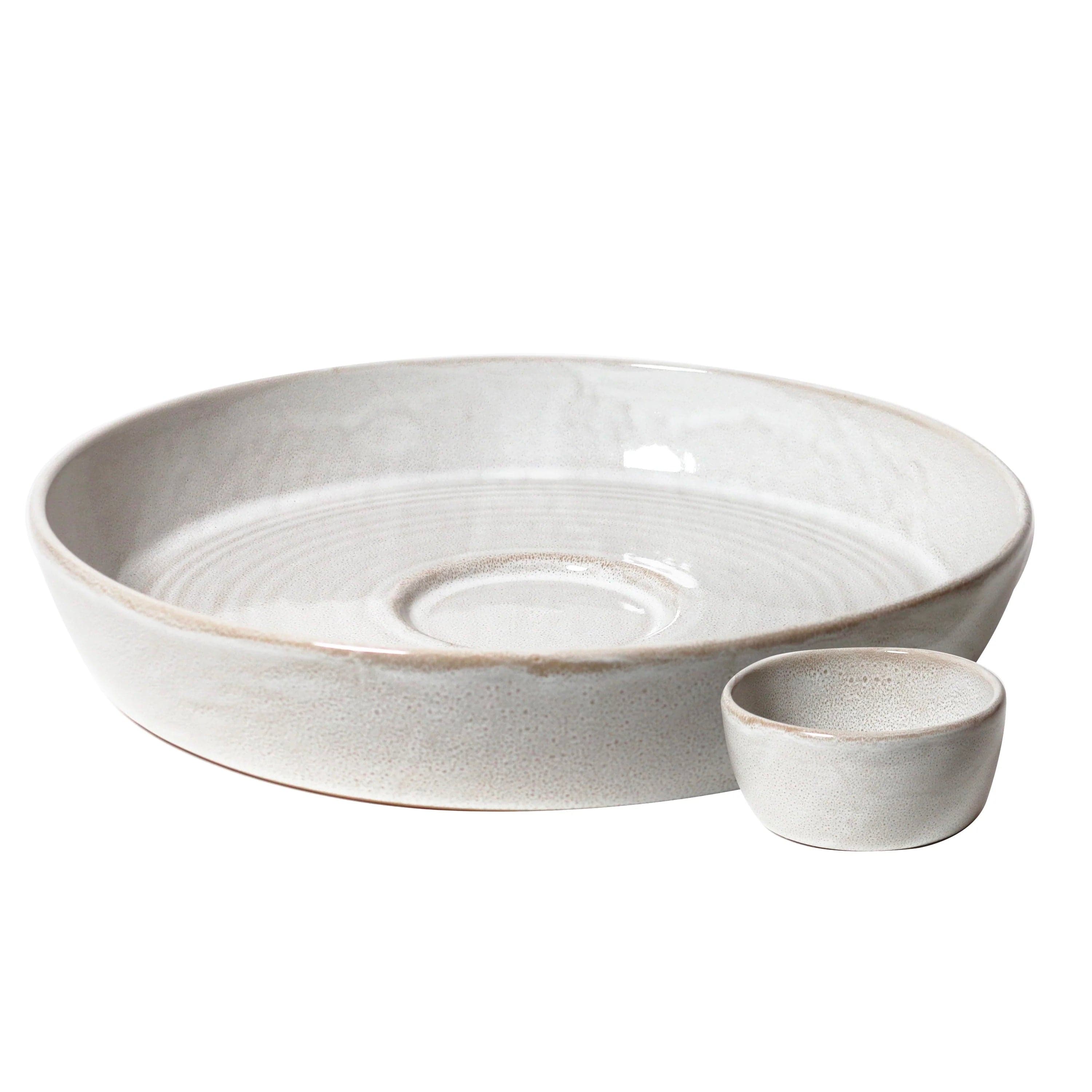 Robert Gordon Two Piece Party Platter / Snow | Servingware and Ceramics ...